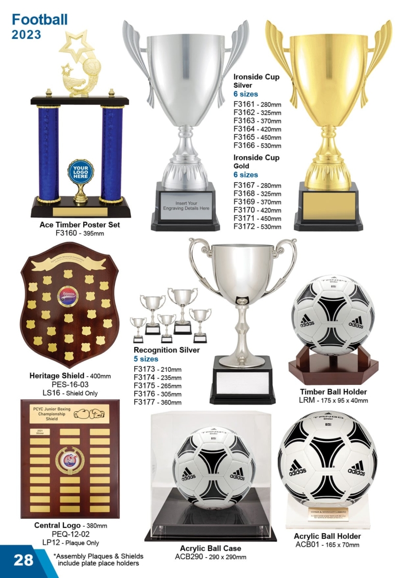 Ball Displays | City Trophies