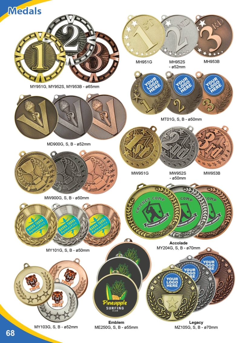 Medallions & Accessories | City Trophies