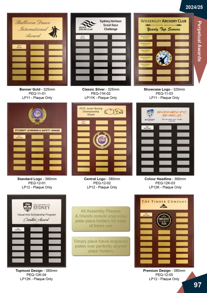 Plaques & Shields | City Trophies